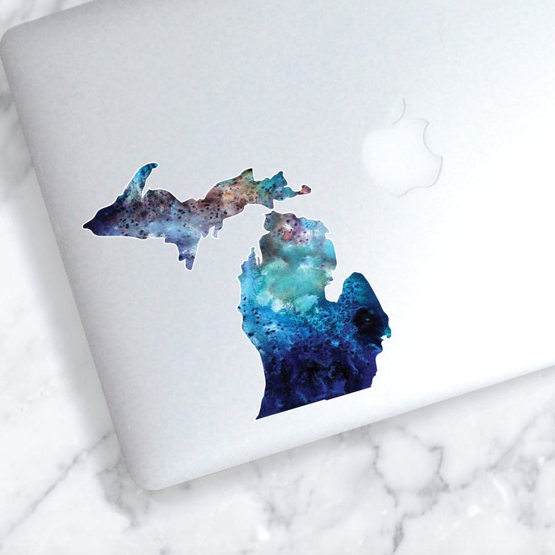 Michigan Sticker - Etsy