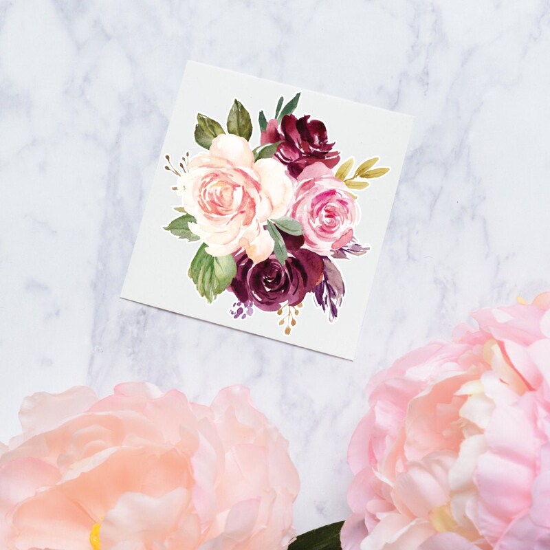 Flower Decals - Etsy