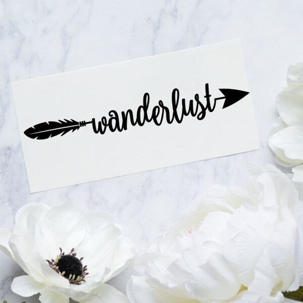 Wanderlust Decal - Etsy