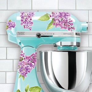 Lilac Branch Mixer Decals Lilac Decals Watercolor Lilac Sticker Flower ...