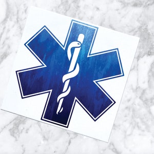 EMT Sticker | EMT Car Decal | EMT Sticker | Medical Worker Sticker ...