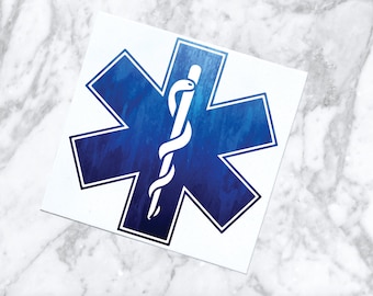 Medic Cross Vinyl Decal Sticker Military Para Nurse EMT Plus - Etsy