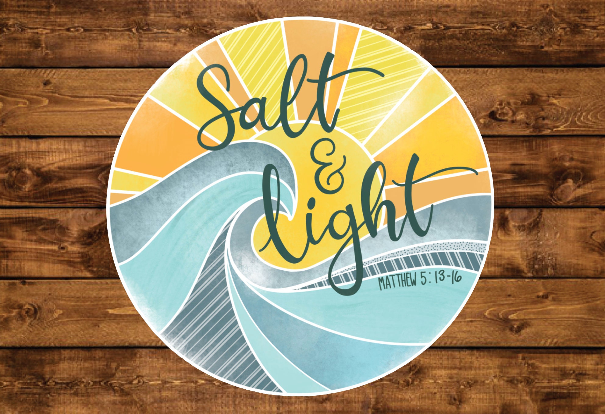 Salt and Light Decal Matthew 5:13 Sticker Scripture Decal - Etsy