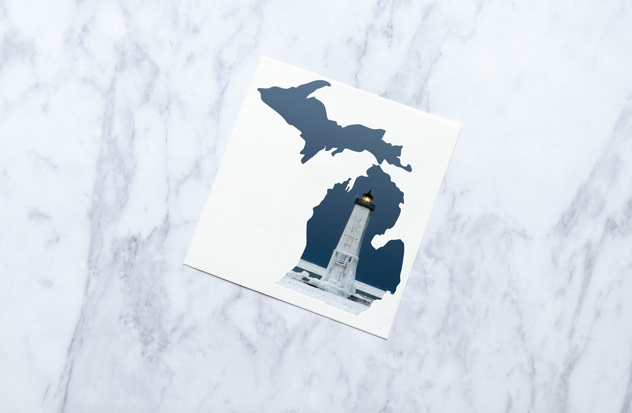 Michigan Sticker Michigan Vinyl Decal State of Michigan | Etsy