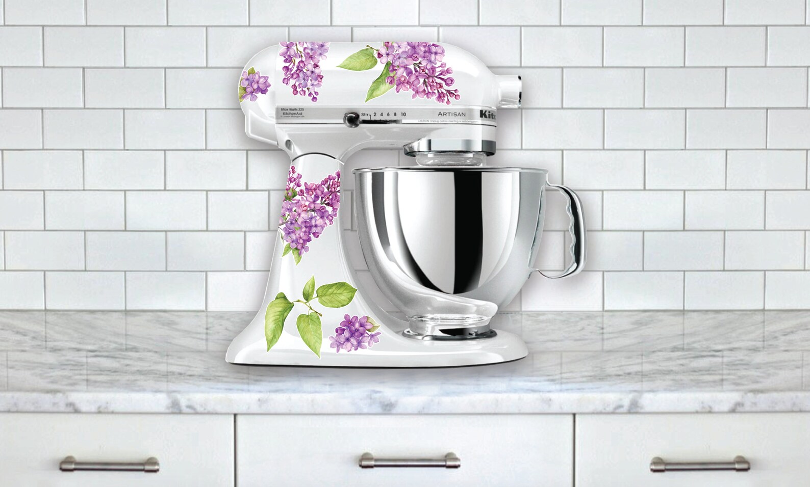 Lilac Branch Mixer Decals Lilac Decals Watercolor Lilac - Etsy