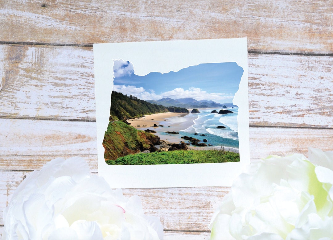 Oregon Coast Sticker Ocean Decal Oregon Vinyl Decal Wanderlust Decal ...