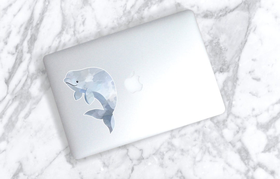 Watercolor Whale Sticker Ocean Watercolor Animal Tumbler Decal Whale ...