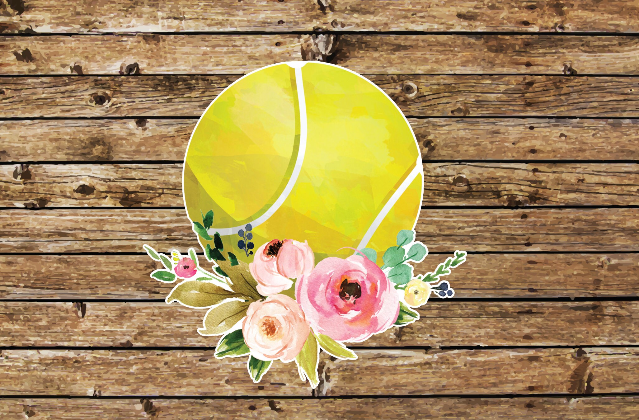 Tennis Sticker Tennis Tumbler Vinyl Decal Tennis Sticker | Etsy