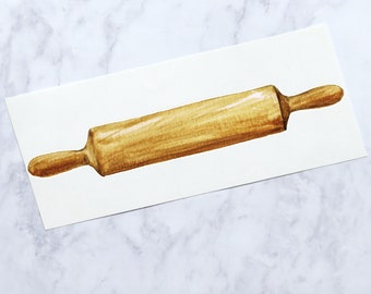 Rolling Pin Sticker - Etsy
