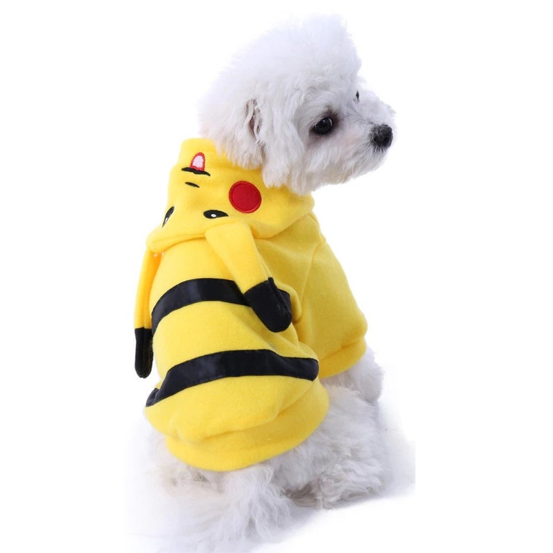Pikachu Dog Cat Pet Costume Pokemon outfit for dog Pet | Etsy