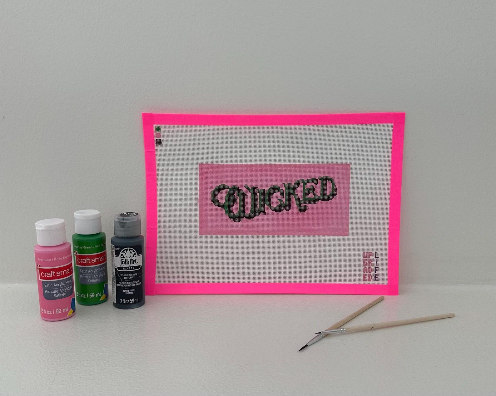 Wicked Needlepoint Canvas - Etsy
