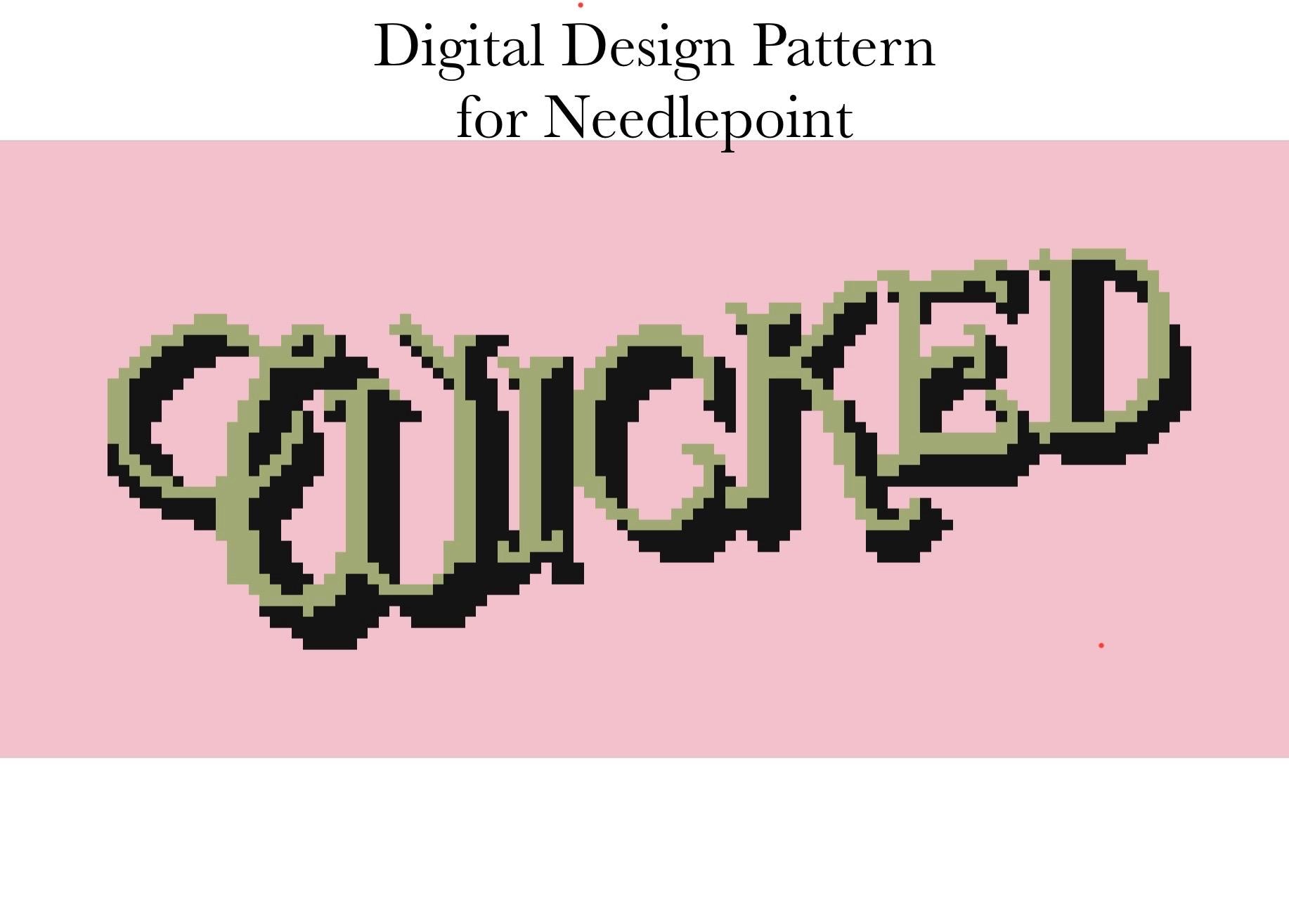 Wicked Needlepoint Chart Pattern - Etsy