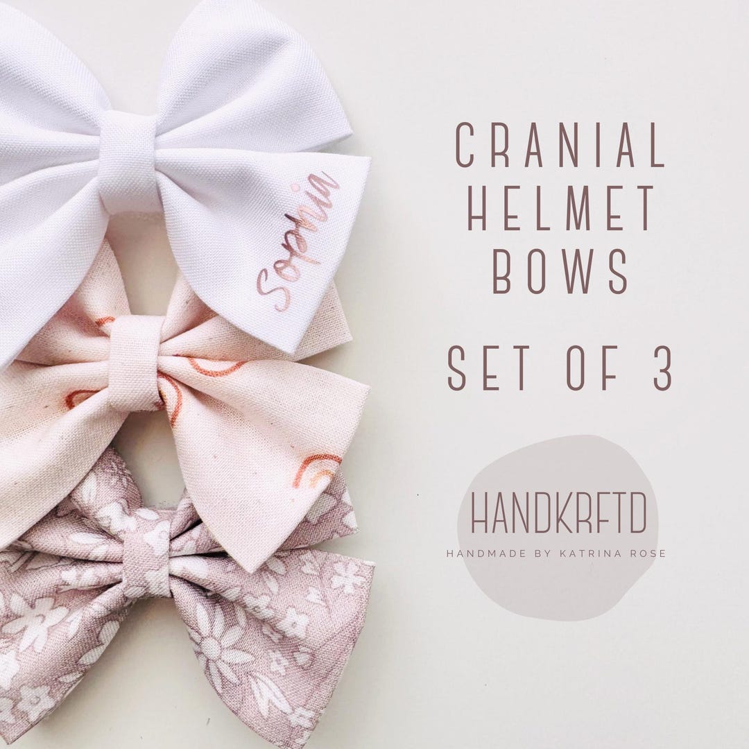 The SOPHIA Collection (3 Cranial Helmet Bows) - Doc Band Bow - Starband ...