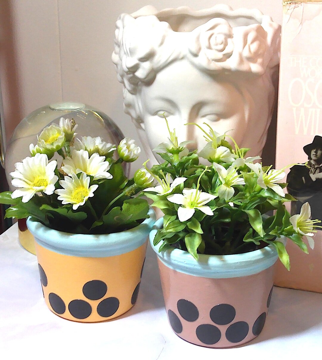 Cute Flower Pot Bubble Tea Boba 3 Small Flower Pot - Etsy