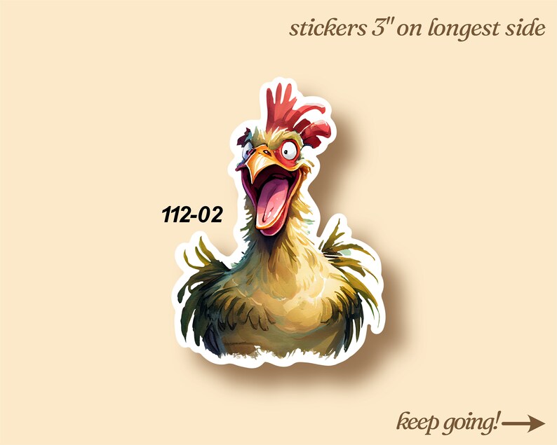 Goofy Farm Animals Vinyl Stickers LS0112 Funny Farm Animals Funny Horse ...