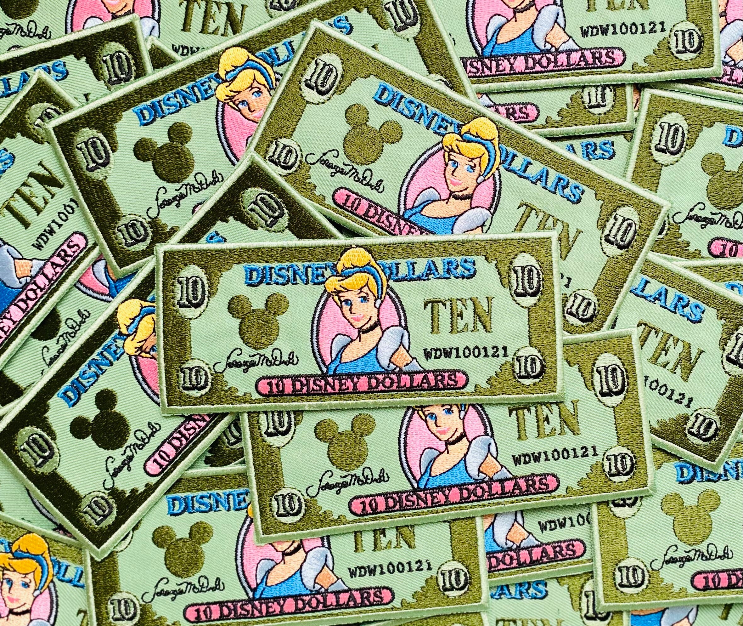 Cinderella Dollar Embroidered Patch - Etsy