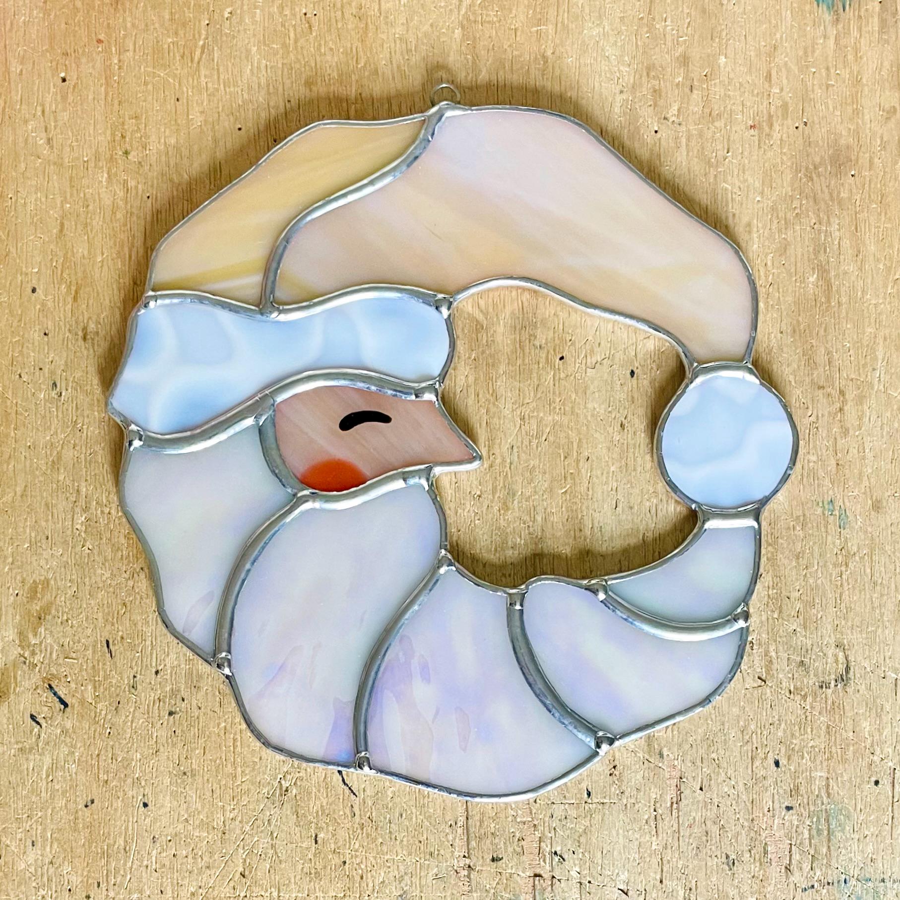DIGITAL DOWNLOAD Pattern | Santa Moon Stained Glass Pattern | Easy ...
