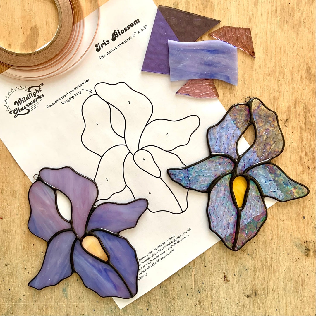 DIGITAL DOWNLOAD Pattern | Iris Blossom | Beginner Spring Flower Garden ...