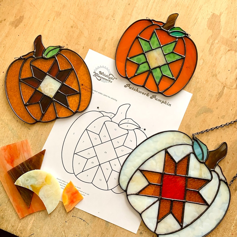 Fall Stained Glass Patterns - Etsy