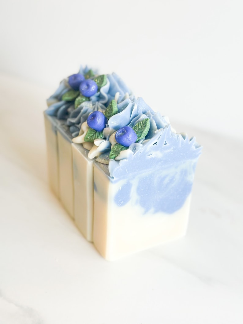 Blueberry Pie Scented Soap Bar | Cold Process Artisan Soap - Etsy