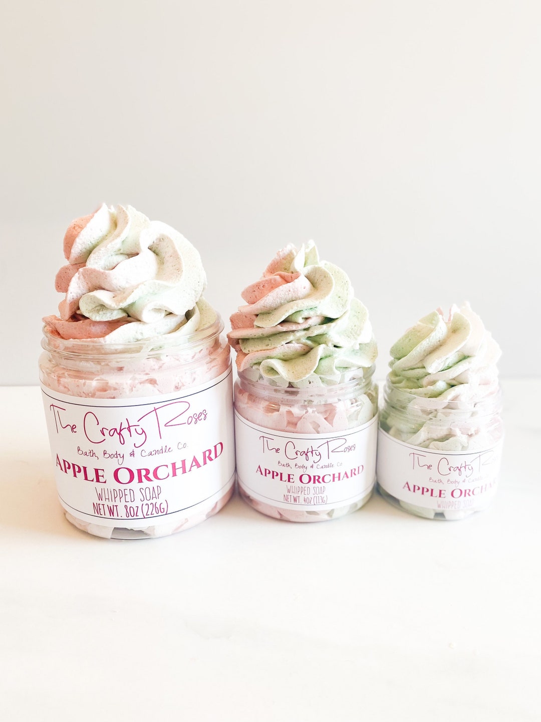 NEW! Apple Orchard Whipped Soap | Apple Scented Foaming Bath Whip |gift | Self Care | Spa ...