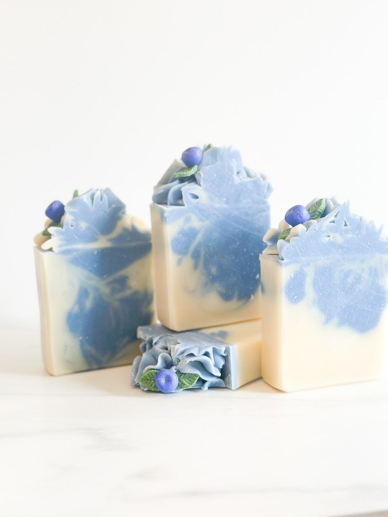 Blueberry Pie Scented Soap Bar | Cold Process Artisan Soap - Etsy