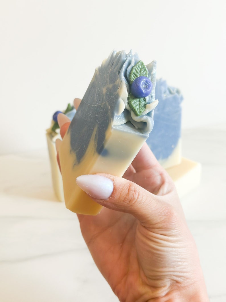 Blueberry Pie Scented Soap Bar | Cold Process Artisan Soap - Etsy