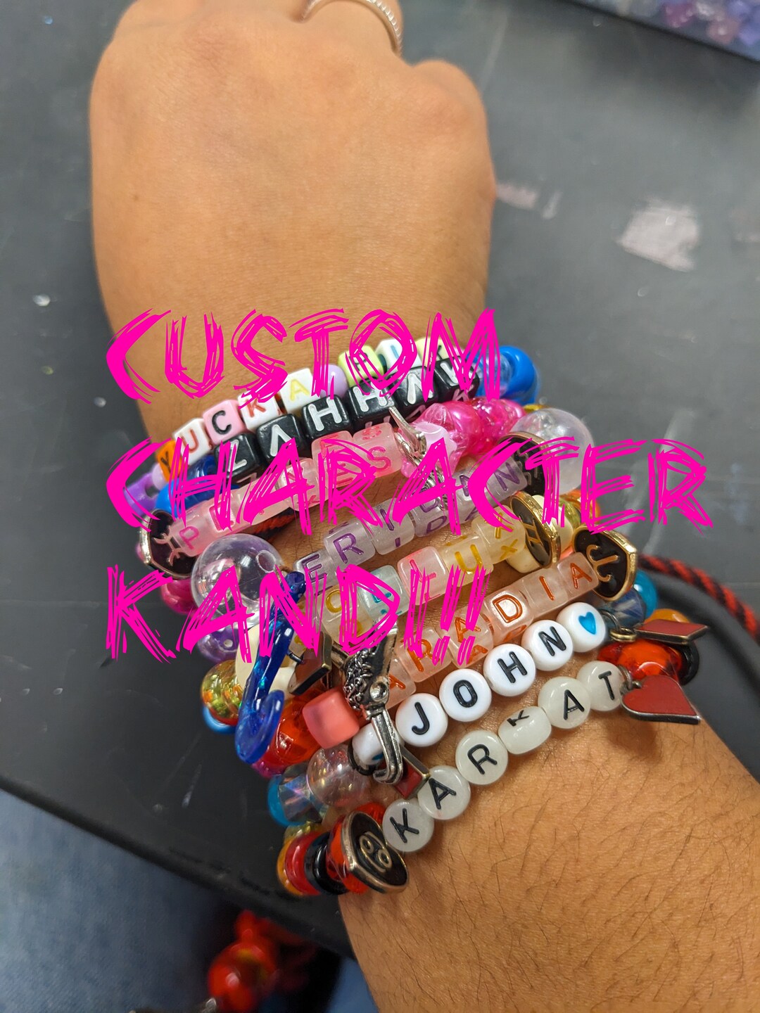 Custom Character Kandi - Etsy