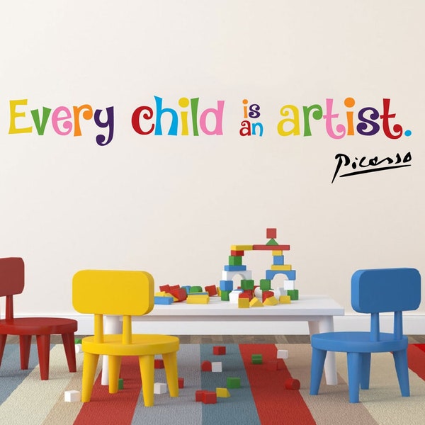 Picasso Quote - Etsy