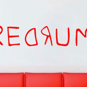 REDRUM Wall Decal Shining Murder Vinyl Sticker Wall Art Mural Available ...