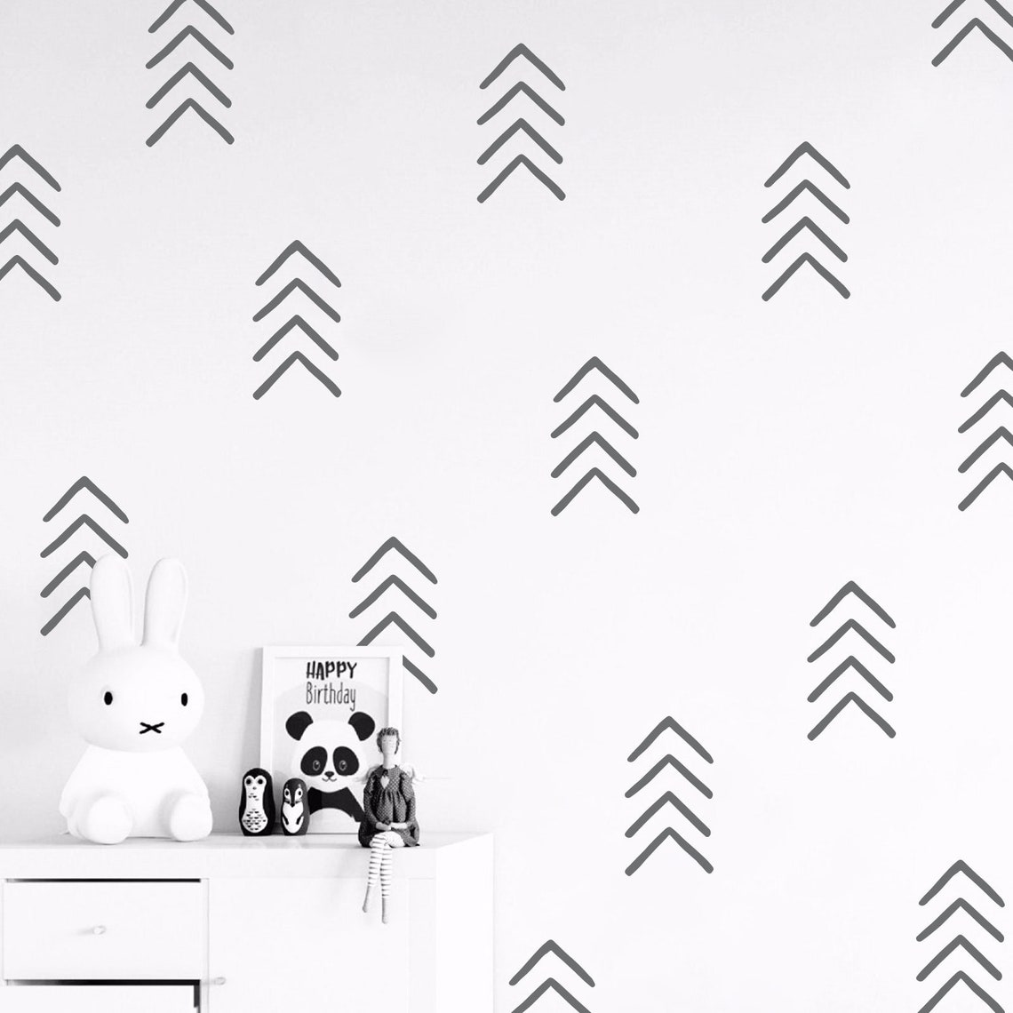 Set of Hand Drawn Arrow Wall Decals - Multiple Colors, Sizes and ...