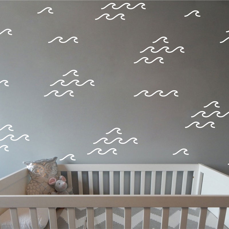 Waves Wall Decal - Etsy