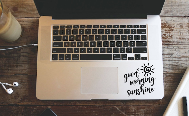 Good Morning Sunshine Laptop Vinyl Decal Macbook Sticker - Etsy