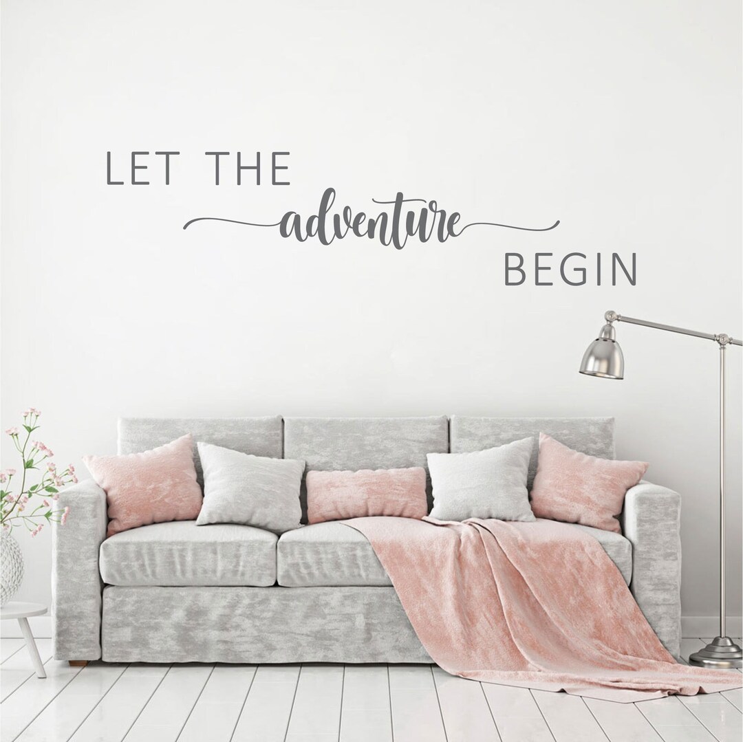 Let the Adventure Begin Wall Decal Vinyl Sticker - Available in ...