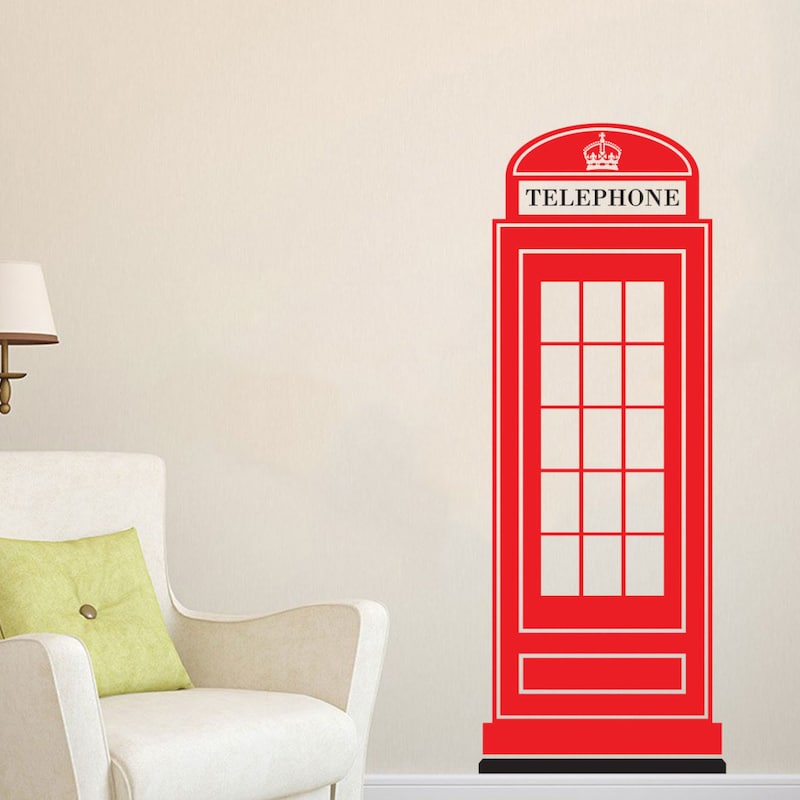 Blue Phone Booth - Etsy