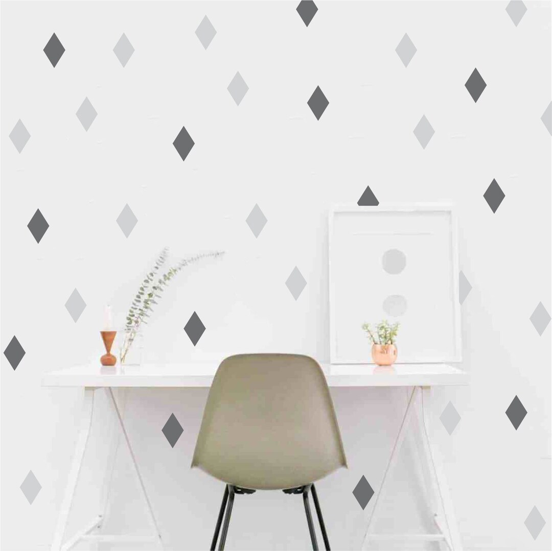 Set of Diamond Wall Decals Set Stickers Confetti - Multiple Colors ...