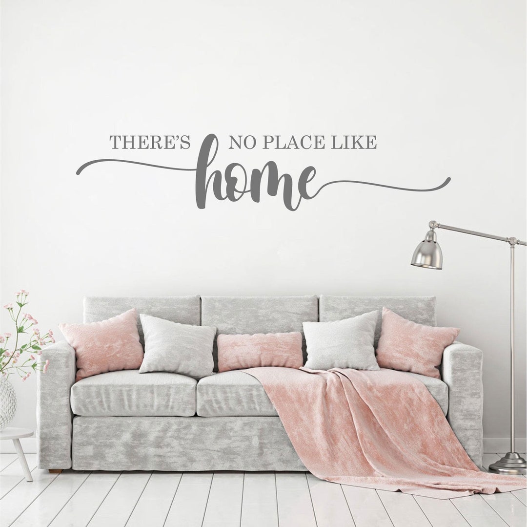 There's No Place Like Home Wall Decal - Available in Different Sizes ...