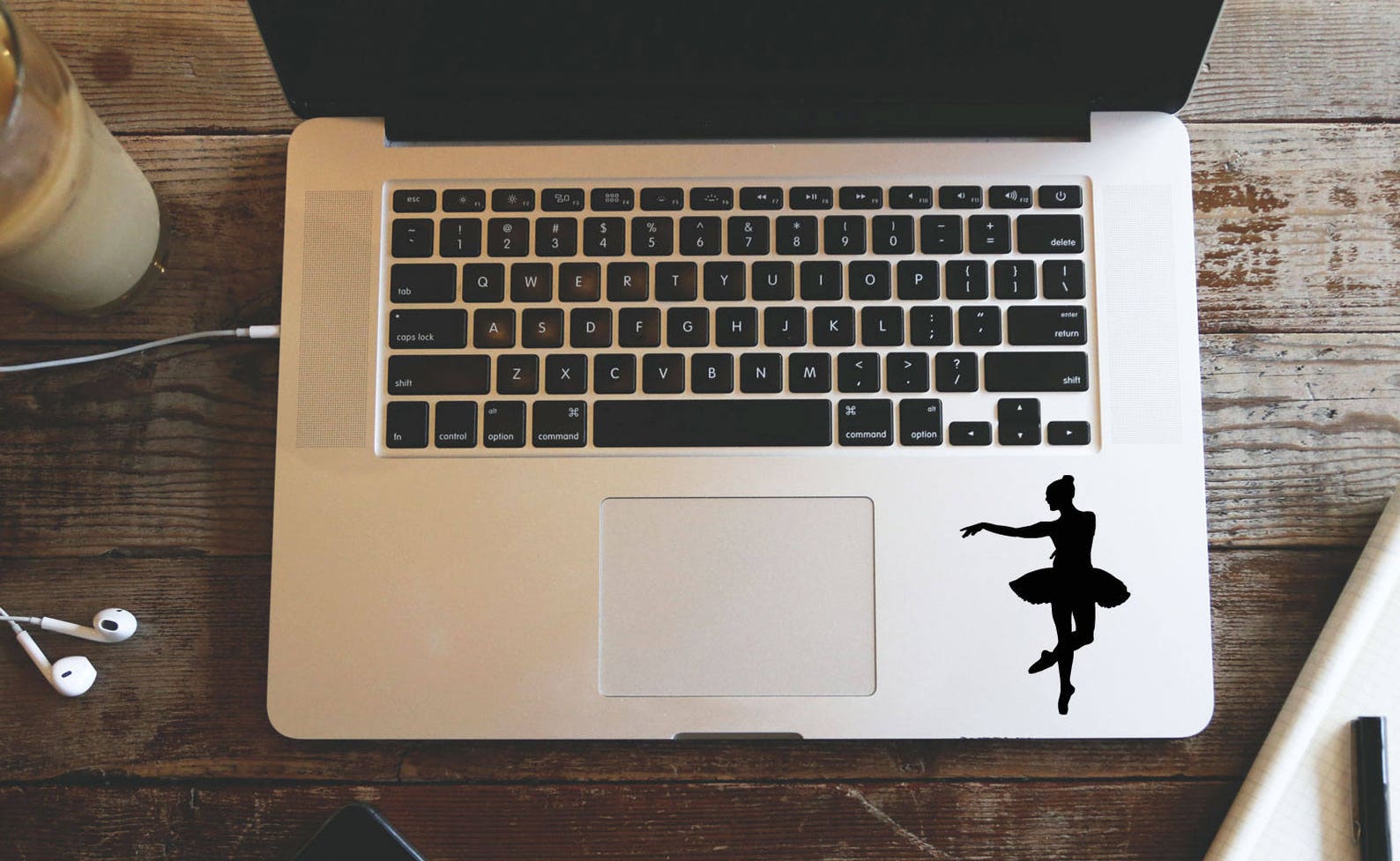 Dancing Ballerina Laptop Vinyl Decal MacBook Sticker Window Mac Apple ...