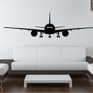 Airplane Wall Decal, Vinyl, Sticker, Airbus, Aviation - Available in ...