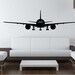 Airplane Wall Decal Vinyl Sticker Airbus Aviation Wall Art | Etsy