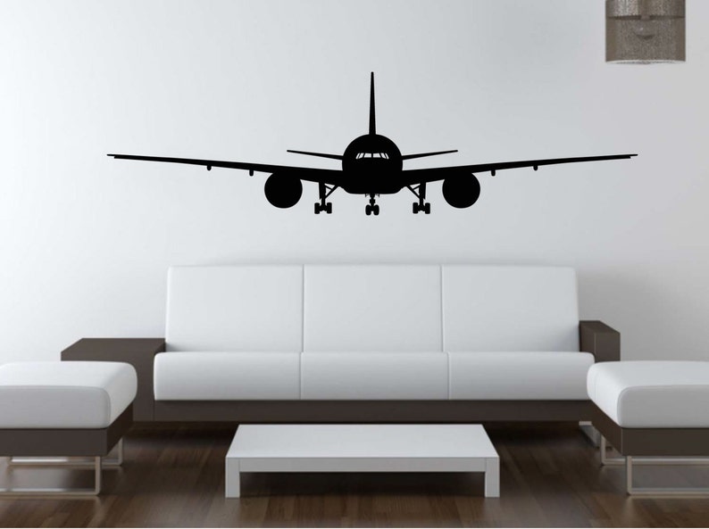 Airplane Wall Decal, Vinyl, Sticker, Airbus, Aviation - Available in ...