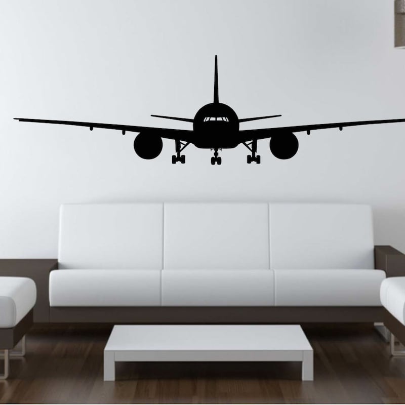 Airplane Wall Decal - Etsy