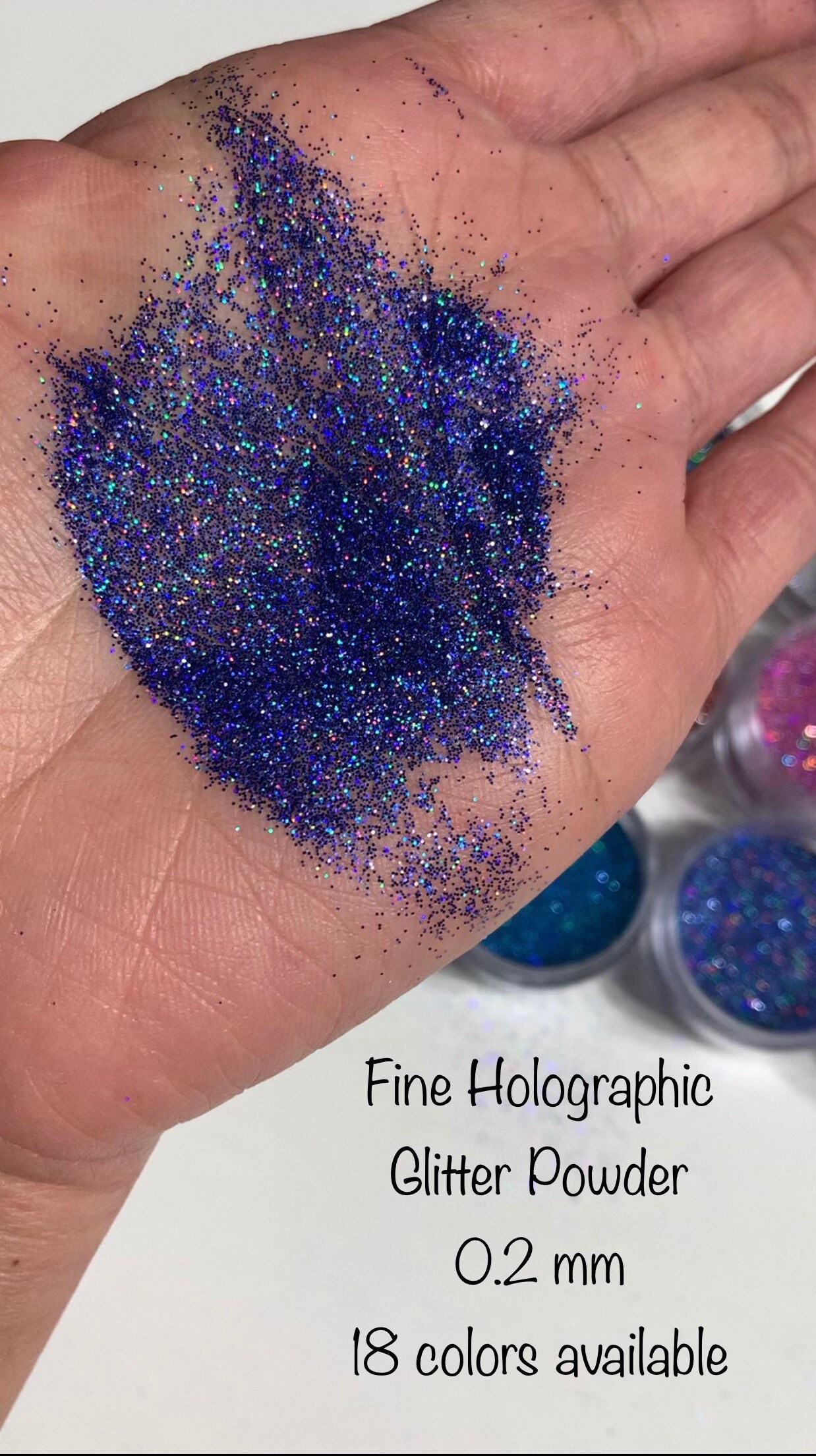 Fine Holographic Glitter Holographic Glitter Powder Nail - Etsy
