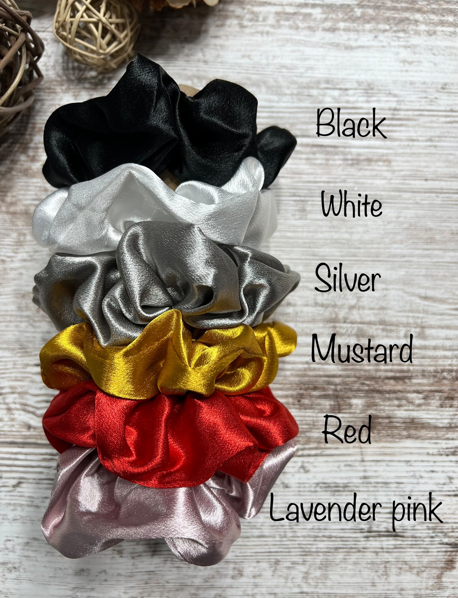 Scrunchies | Satin Medium Scrunchies | Bulk Scrunchies | to Have and to ...