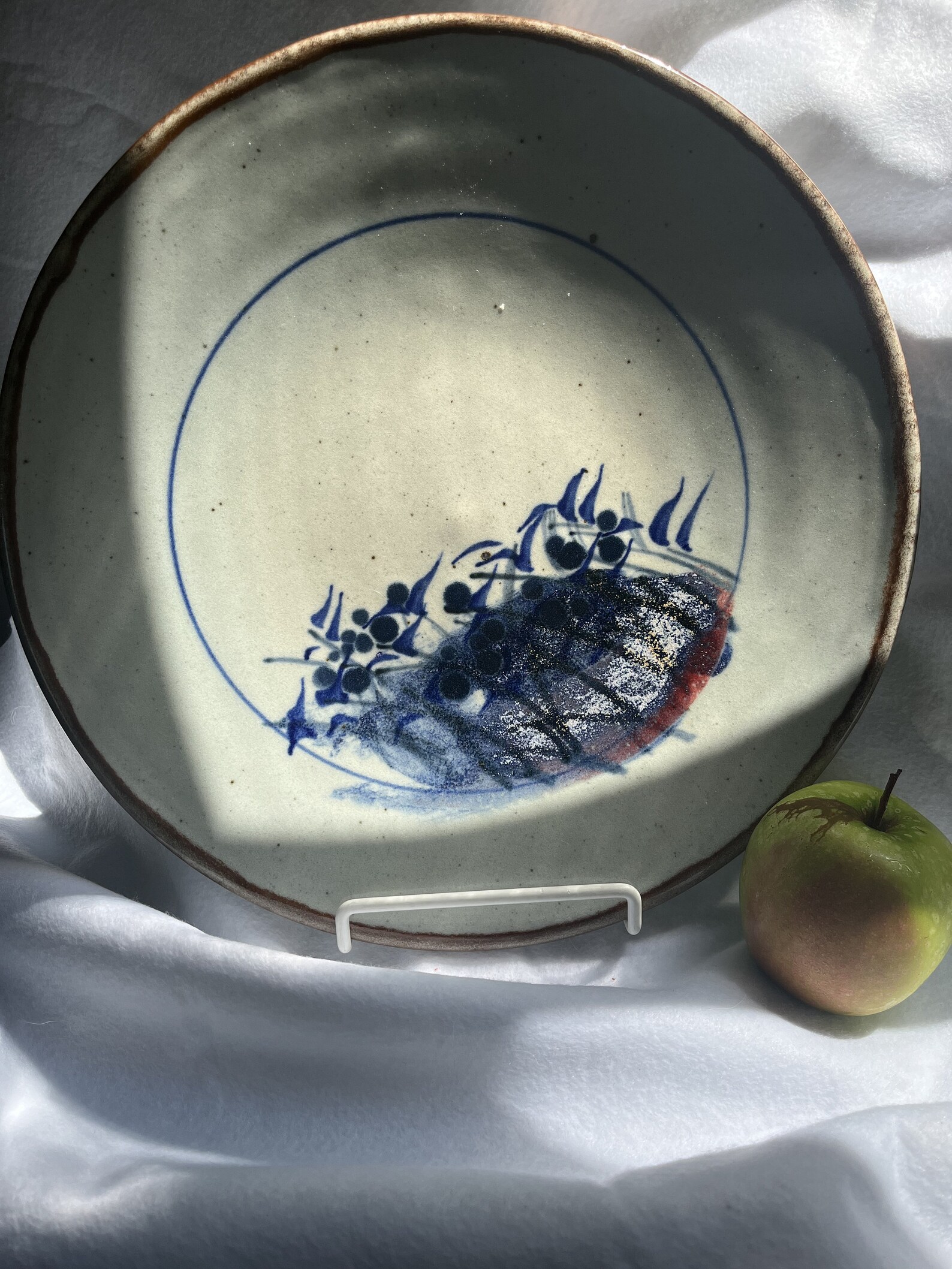 Vintage Gerald Newcomb Studio Pottery Platters, Listed Seattle Artist ...