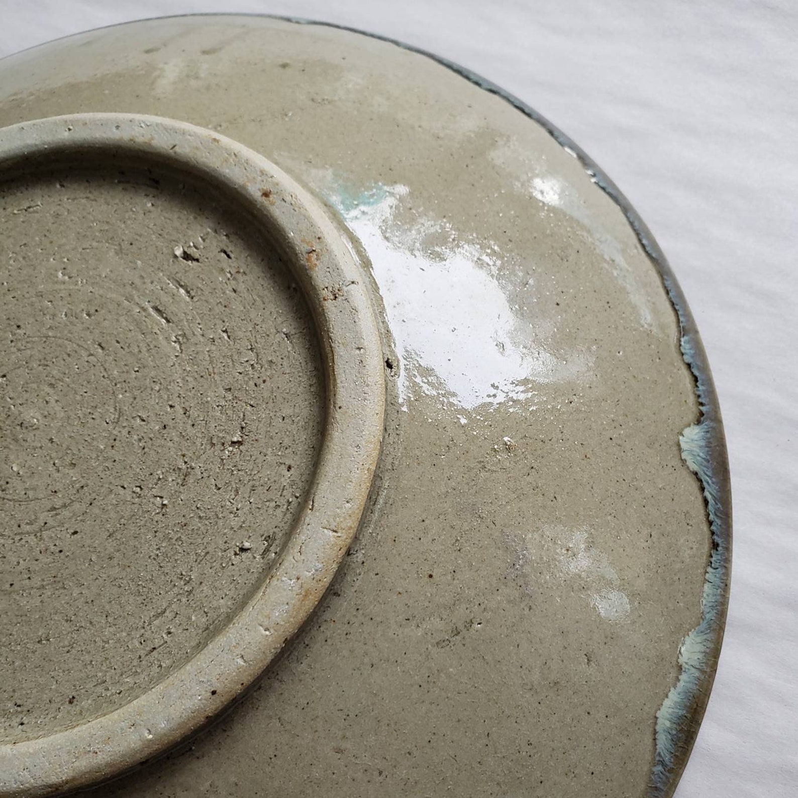 Japanese Mingei Pottery Plates, Style of Shoji Hamada, Set of 2 Plates ...