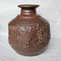 Richard Mahaffey Northwest Studio Pottery Saggar Fired Raku Sculptural ...