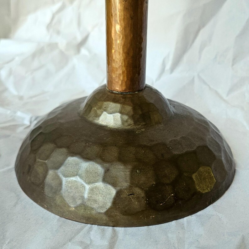 Craftsman Style Hammered Copper Candleabra, Arts & Crafts, Stickley ...