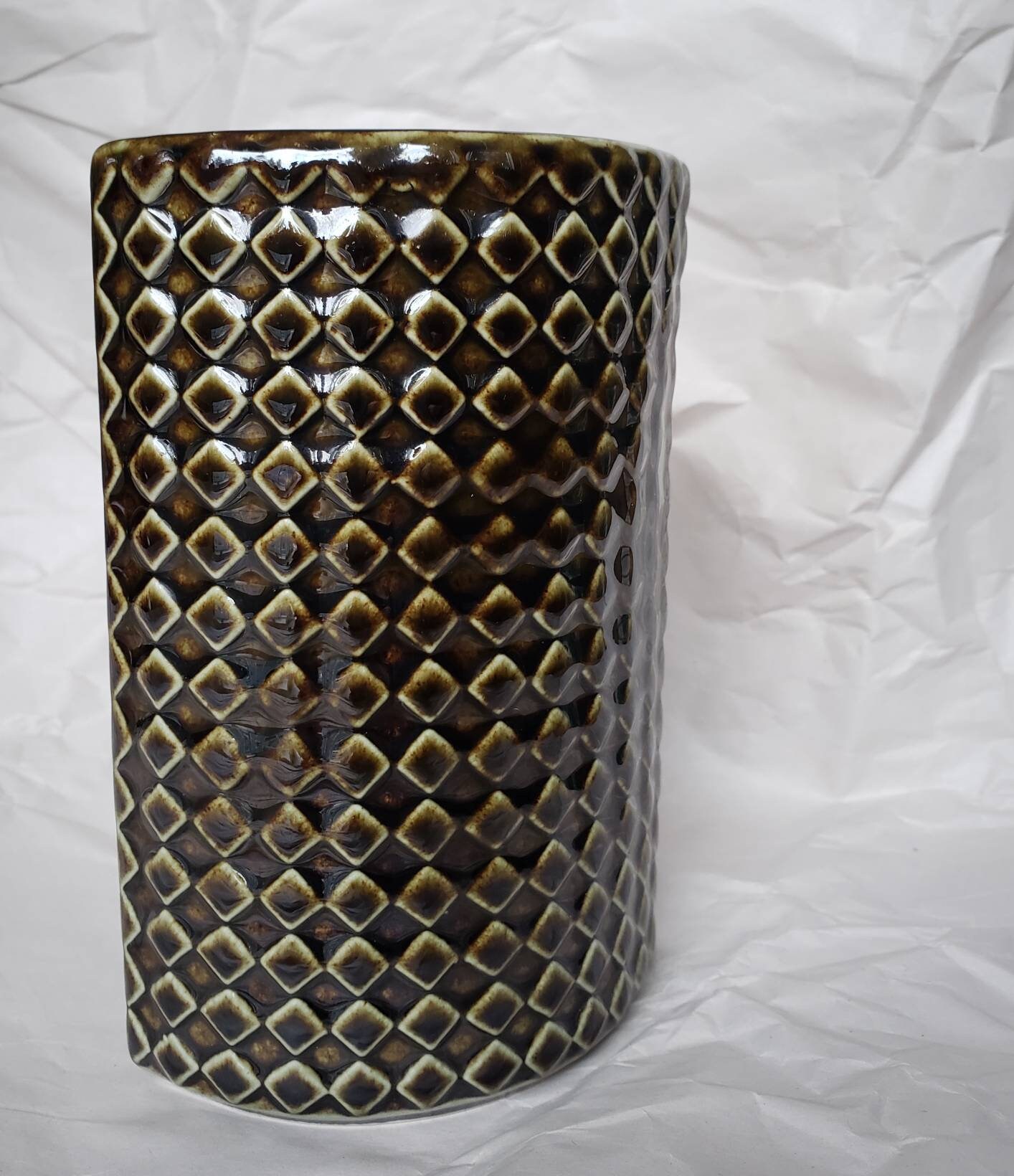 Vintage Harlequin Vase, Arabia of Finland, Designed 1958, Classic Mid ...