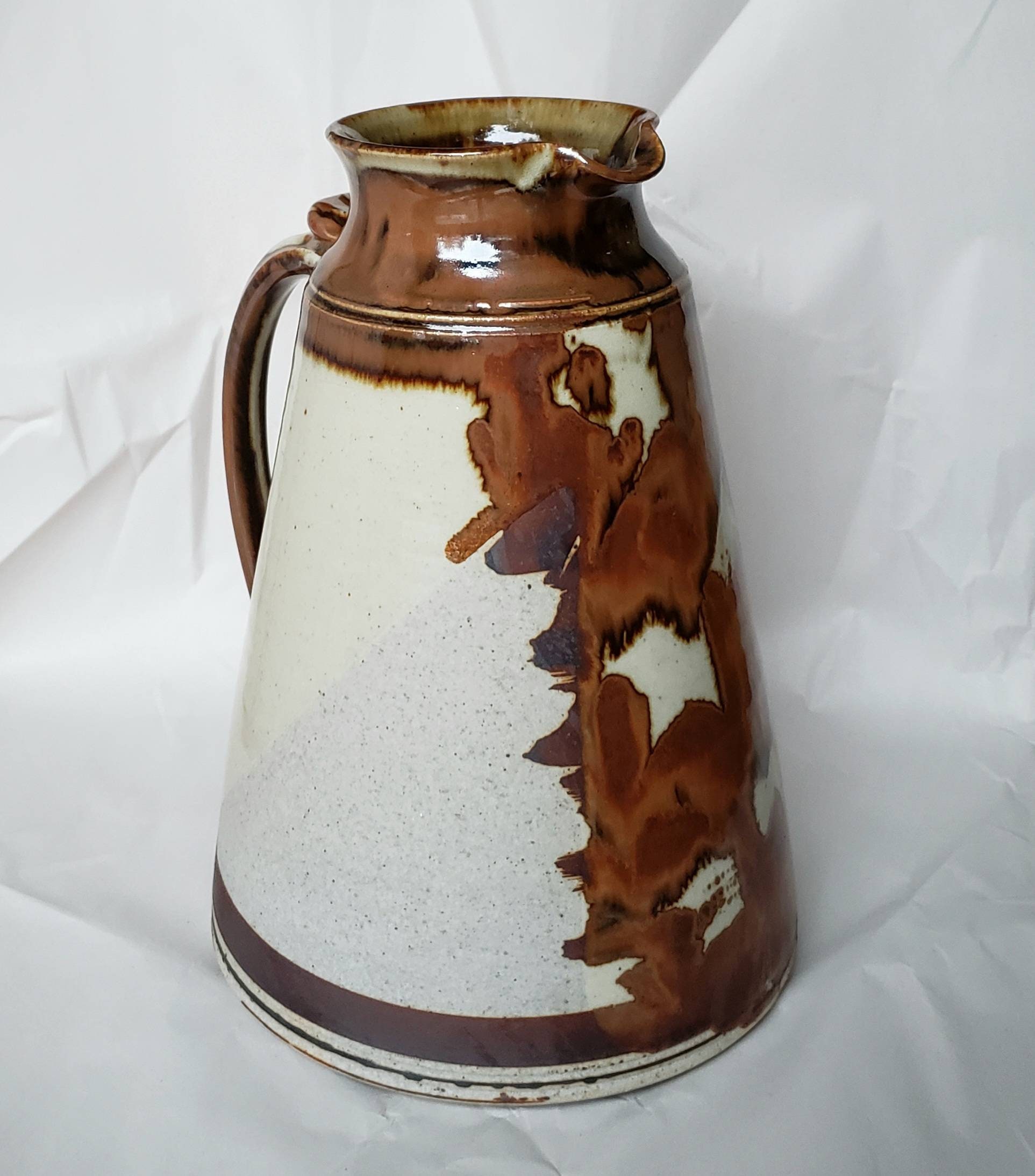 Fantastic Sam Scott Pottery Pitcher, Listed Artist, Signed Studio ...